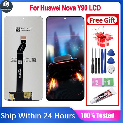 Original Lcd For Huawei Nova Y90 Lcd Touch Screen Digitizer Ctr Lx1 Ctr Lx2 Display Assembly