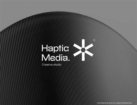 Haptic Media© Visual Identity By Inkmate Behance