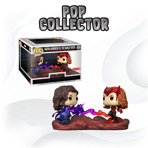Funko Pop Marvel Wandavision 1075 Agatha Harkness Vs Scarlet Witch
