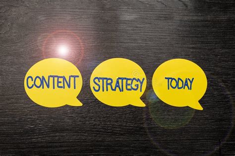 Handwriting Text Content Strategy Concept Meaning Create Marketing Plan Using Good Photos And