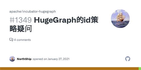 hugegraph的id策略疑问 · issue 1349 · apache incubator hugegraph · github