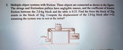 2 Multiple Object Systems With Friction Three Objects Are Connected As