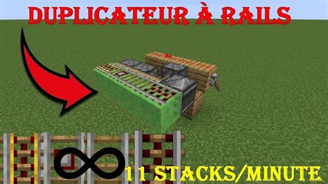 [tuto] Duplicateur à Rails L Minecraft ️ Youtube
