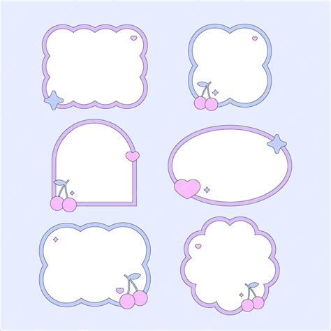 Premium Vector Cute Text Box 03