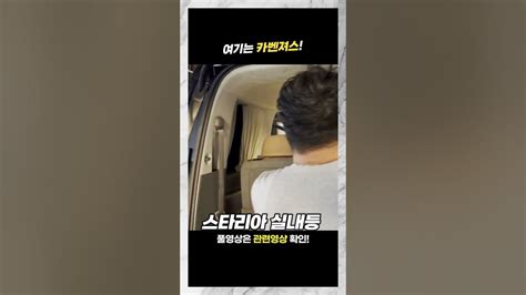 스타리아 차량 카커튼 암막커튼 실내등 스타리아 카커튼 Led실내등 스타리아개조 Shorts Youtube