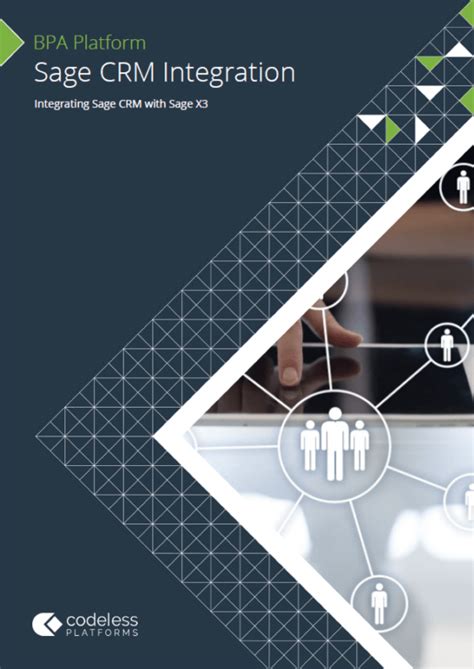 Sage Crm Sage X3 Integration Codeless Platforms
