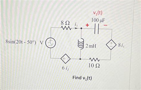 Solved Find V1 T Chegg Com