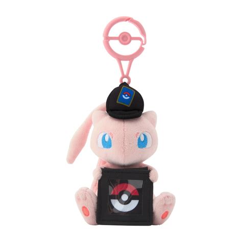 Plush Keychain Coin Holder Mew Pokémon Card Game Meccha Japan