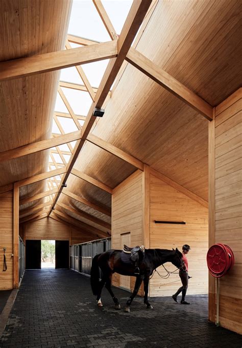 Elongated Skylight Illuminates Chilean Stables By Matias Zegers Architects