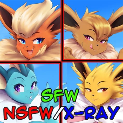 Steam Workshop M Vaporeon Flareon Eeve And Jolteon Pokémon Sfw Nsfw X Ray Melonart