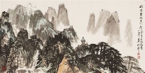 始信黄山天下奇 秦岭云 听雨楼美术馆 画廊主页 雅昌艺术网