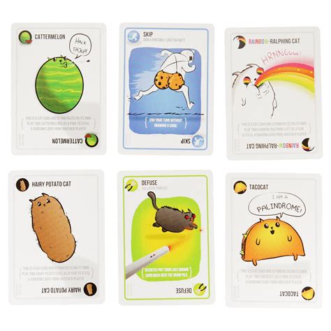 Exploding Kittens Original Edition Card Game Ages 12 And Up 2 5 Players