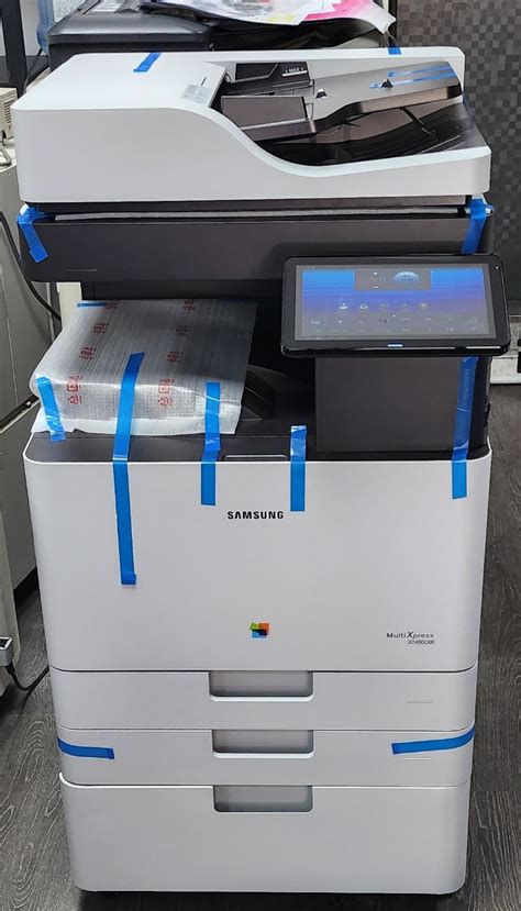 삼성 신품 X7400lxr 입니다 작년 2022년 10월구매 렌탈 후 반출 장비 초기 불량으로 4월20일 장비 교체한 신품 복사기팩스포 사무기 정보 교환