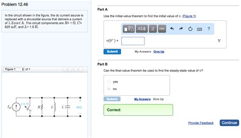 Solved Problem 1246 In The Circuit Shown In The Figure The