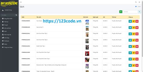 Code website bán sách online php thuần Bookstore php
