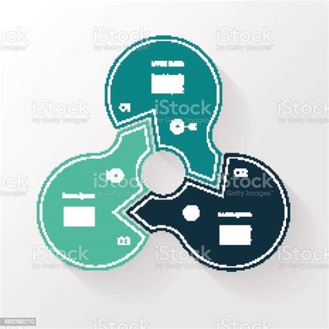비즈니스를 위한 Infographic 템플릿입니다 3 단계 자전거 다이어그램 0명에 대한 스톡 벡터 아트 및 기타 이미지 0