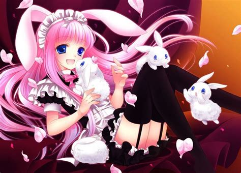 Pin On ~anime ♀ Bunnies Cute ~