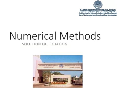 Ppt Numerical Methods For Root Finding Bisection Method Powerpoint