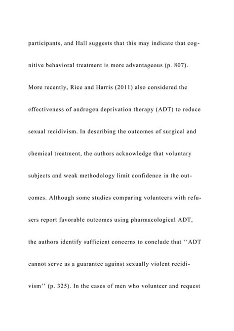 Articlesex Offender Recidivism Revisited Review Ofrecendocx