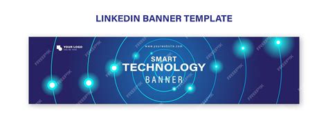 Premium Vector Technology Linkedin Banner Template