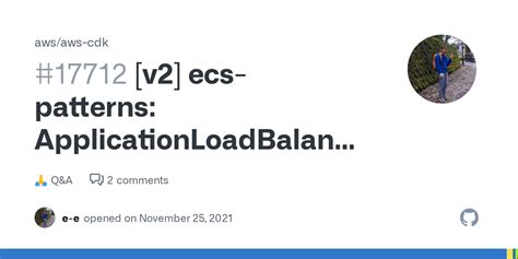 V2 Ecs Patterns Applicationloadbalancedfargateservice Pattern For Running Database