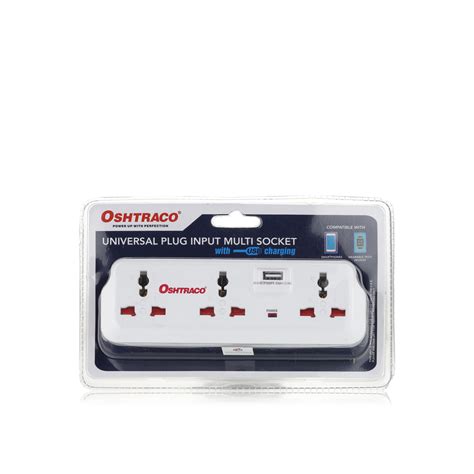 Oshtraco Universal Plug Input Socket 3 Waitrose UAE Partners