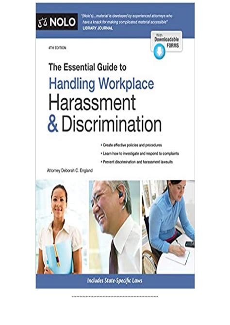 Pdf Full The Essential Guide To Handling Workplace Harassment