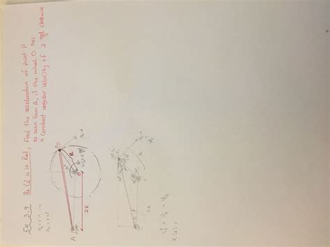 Solved Find The Acceleration Of Point P As Seen From A If