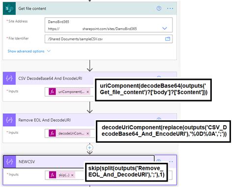 magic efficient csv to json damobird365