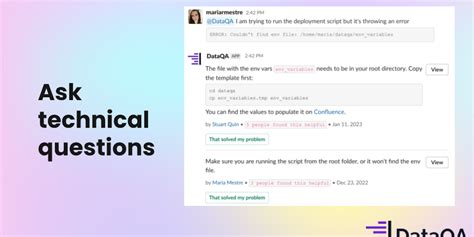 Dataqa Turn Slack Into Your Internal Stack Overflow Product Hunt