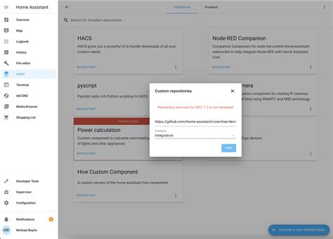 Hacs Repostitory Structure For 2021 7 3 Is Not Compliant Configuration Home Assistant Community