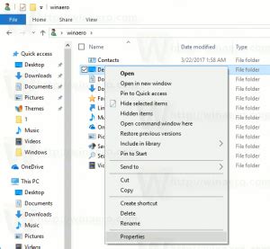 How To Move The Desktop Folder In Windows