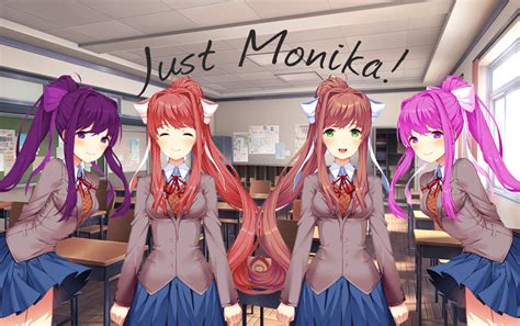 Doki Doki Literature Club But Its Just Monika Literally R Ddlc