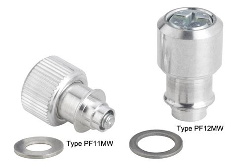 Part Pf12mw M5 12 Large Knob Spring Loaded Types Pf11mw And