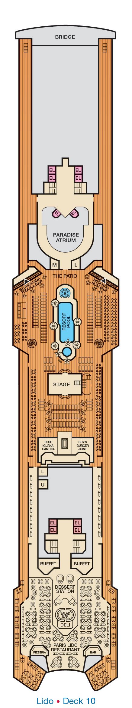 Carnival Paradise Deck Plans Cruiseind