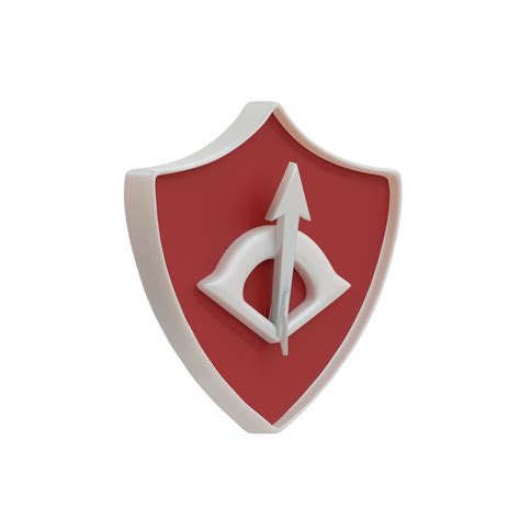3d Rpg Shield Icon 46623254 Png
