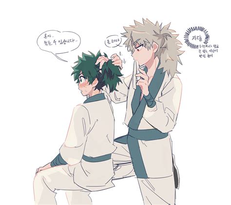 Midoriya Izuku And Bakugou Katsuki Boku No Hero Academia Drawn By Nimon Danbooru