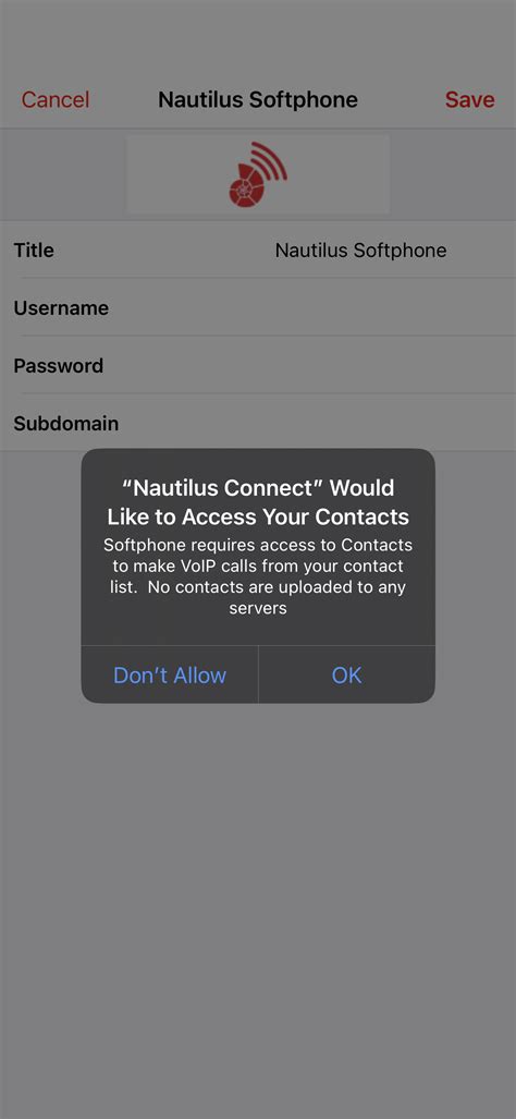 User Guide Nautilus Connect Mobile Application Ios Nautilus Network Solutions Pte Ltd