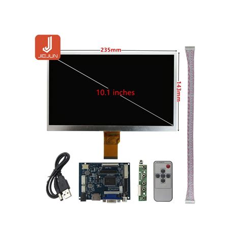 10 1 Hd หน ้ าจอ Lcd Diy Monitor แผงควบคุมไดรฟ ์ ระยะไกล 2av คอมพิวเตอร ์ หน ้ าจอรอง Shopee