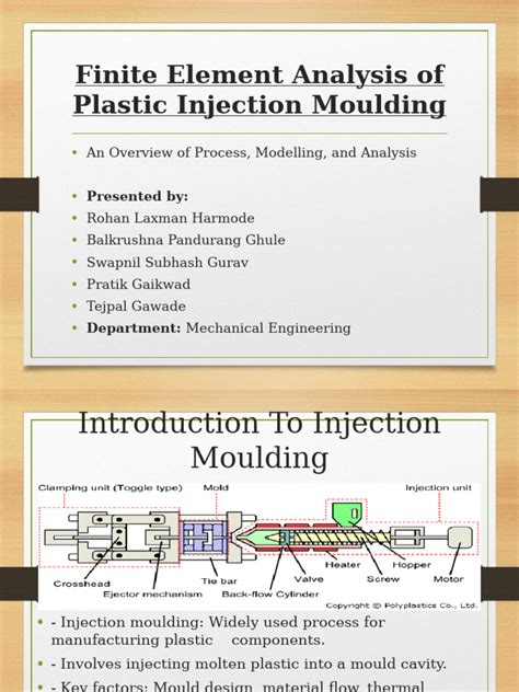 fea of plastic injection moulding pdf finite element method