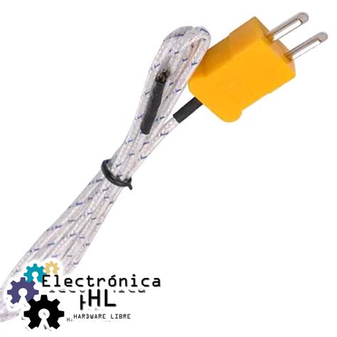 Sensor De Temperatura Termistor Tipo K Electronica Hl