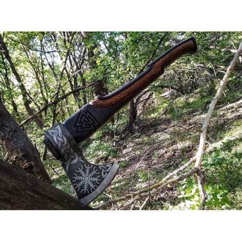 Viking Forged Axe Ax Ragnar Viking Axe Personalised Ha Inspire Uplift