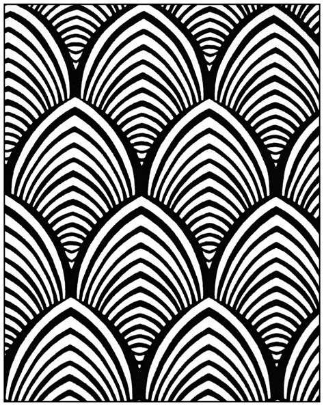 Geometric Patterns Art Deco 4 Art Deco Coloring Pages For Adults