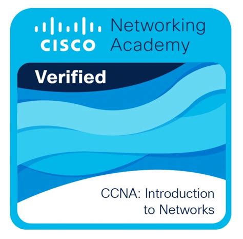Anushri Chourasiya On Linkedin Today I Received My Verified Badge Of Ccna Introduction To