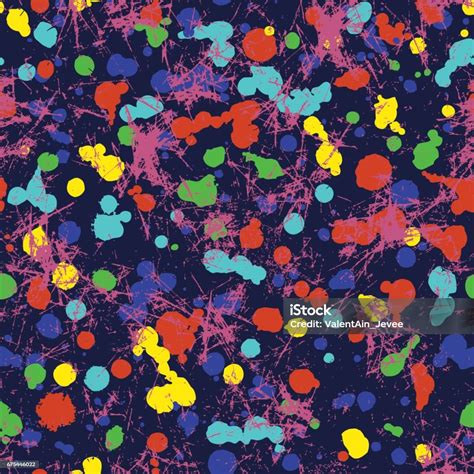 스플래시 수채화 잉크도 말 완벽 한 패턴 벡터와 선 다채로운 크리에이 티브 예술 시리즈의 그려진 창조적인 완벽 한 패턴 배경과 벡터 지우고 브러시 선 그래피티에 대한 스톡