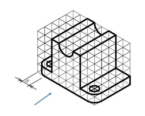 Solved An Isometric View Of An Object Is Given In The Figure Chegg