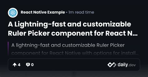 Agwu Ezekiel On Linkedin A Lightning Fast And Customizable Ruler
