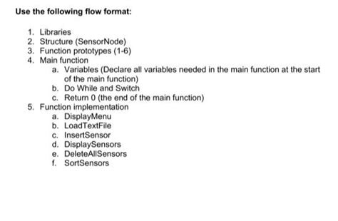 Solved 5 Write The Program In C Using Structured