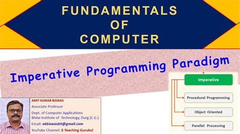 Imperative Programming Paradigm Imperative Programming Language