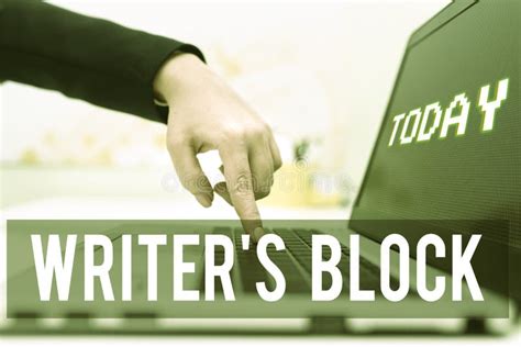 Conceptual Display Writer S Is Blockcondition Of Being Unable To Think Of What To Write